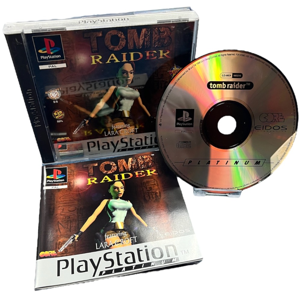 Tomb Raider PS1 (Platinum) Complete - Own4Less